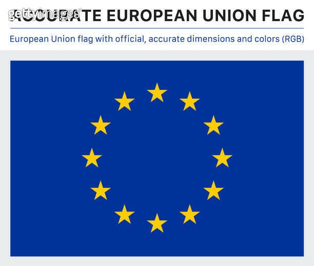 European Union Flag (Official RGB Colors, Official Specifications) 이미지 ...