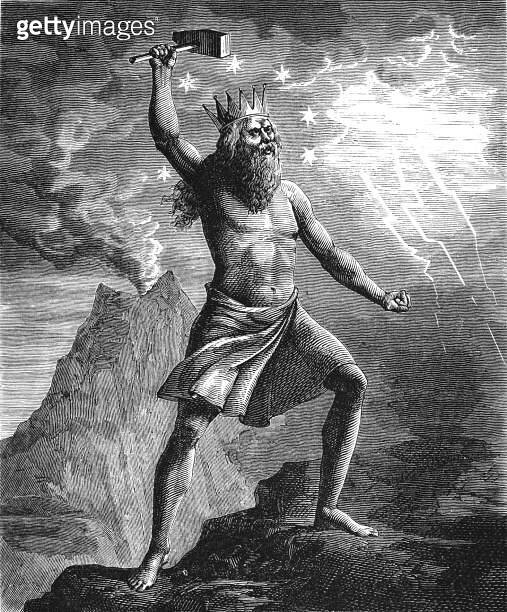Thor - Norse god of lightning, thunder and storms (Norse mythology ...
