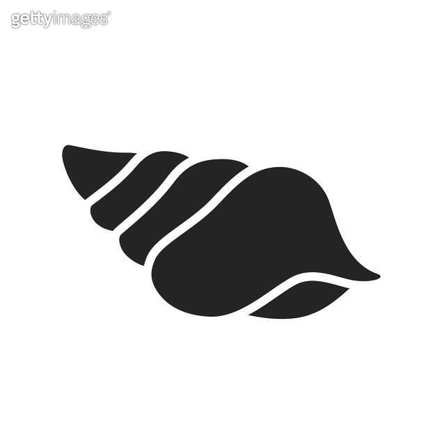 conch shell icon. sea and ocean symbol. isolated vector image 이미지 ...