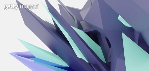 abstract technology background modern spiky geometric shapes 3d ...