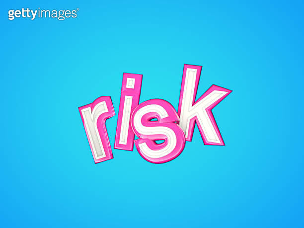 Pink Funky Risk Text 이미지 (1899406175) - 게티이미지뱅크
