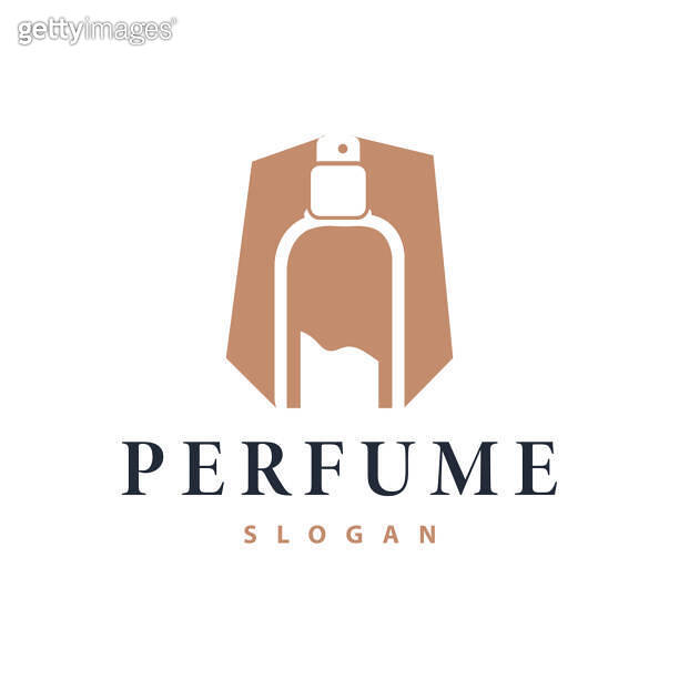 Simple minimalist perfume beauty product brand template perfume bottle ...