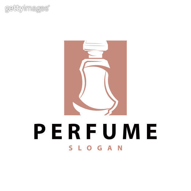 Simple minimalist perfume beauty product brand template perfume bottle ...