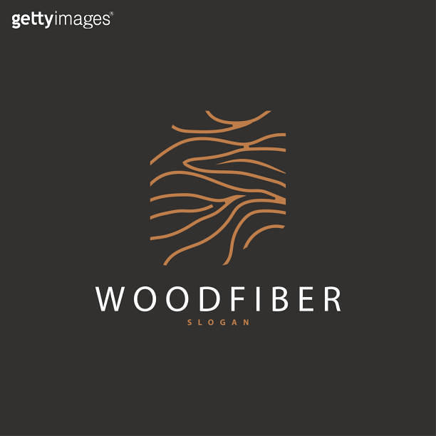 Wood Logo, Wood Fiber Bark Layer Vector, Tree Trunk Inspiration ...
