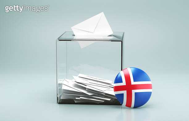 Vote box And iceland Flag 이미지 (2159161183) - 게티이미지뱅크