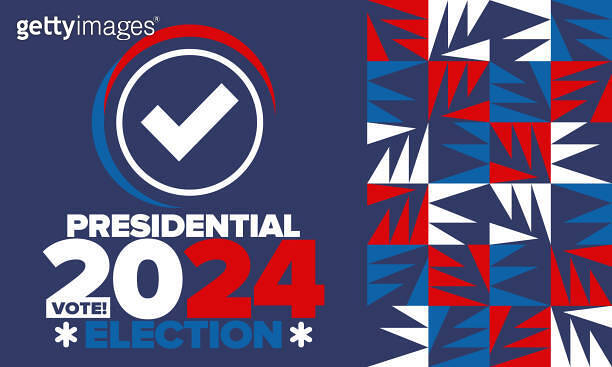 Presidential Election 2024 in United States. Vote day, November 5. US ...