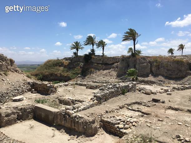 Tel Megiddo National Park in May in Israel. 이미지 (2153732374) - 게티이미지뱅크