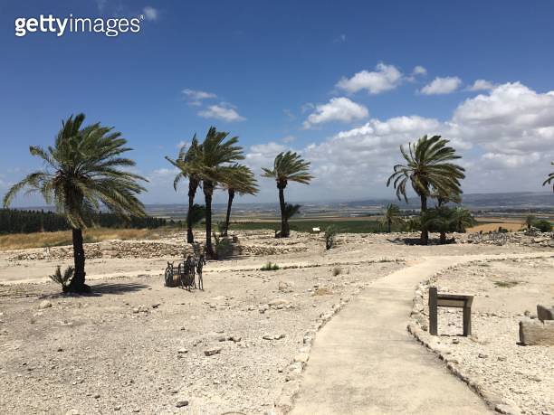 Tel Megiddo National Park in May in Israel. 이미지 (2153732506) - 게티이미지뱅크