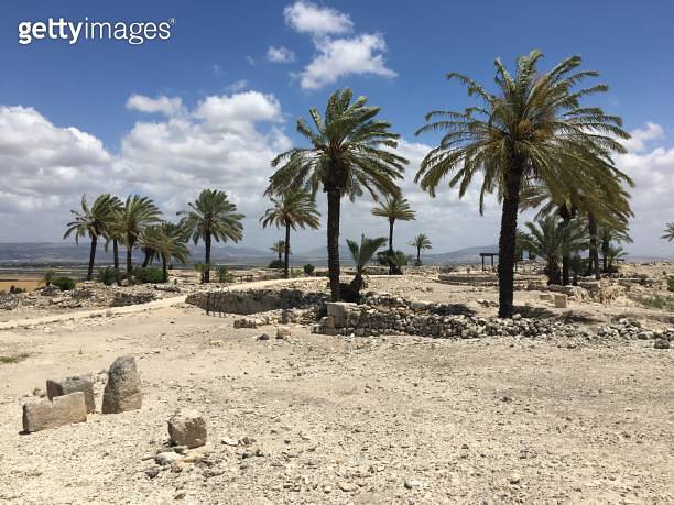 Tel Megiddo National Park in May in Israel. (2153732525) - 게티이미지뱅크