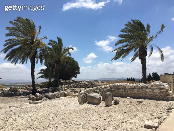 Tel Megiddo National Park in May in Israel. (2153732540) - 게티이미지뱅크