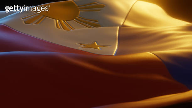 Philippines Flag Close up Low Angled Perspective 이미지 (2152512567) - 게티이미지뱅크