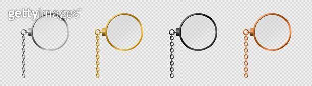 Vintage monocles on chain template 이미지 (2122375901) - 게티이미지뱅크