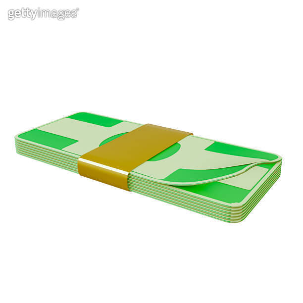 Models of banknotes, cartoons or animations for finance and business ...