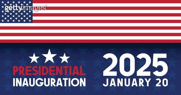 Presidential Inauguration 2025 Banner. US Presidential inauguration day ...