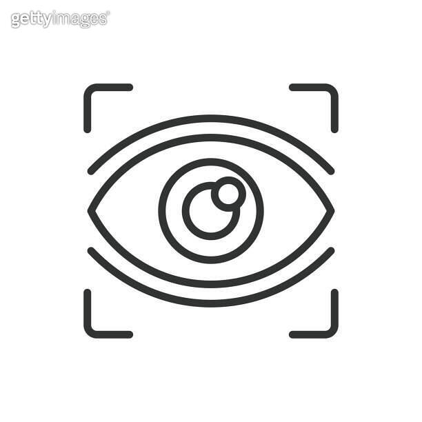 Vision, in line design. Vision, foresight, clarity, perspective ...