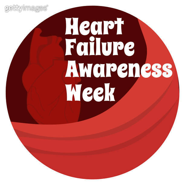 Heart Failure Awareness Week, medical event banner or poster design 이미지 ...