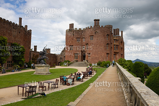 Powis Castle and gardens. Powis is a Welsh castle built by a Welsh ...