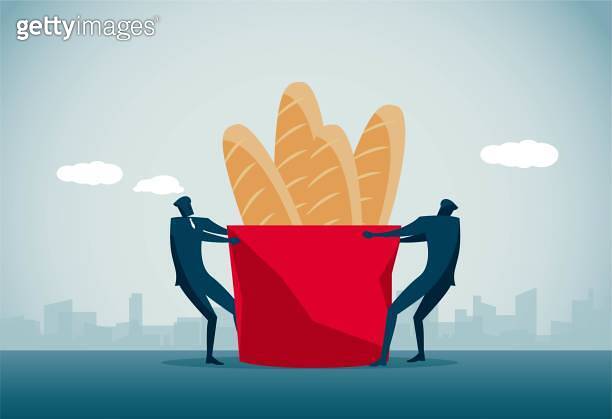 Men fighting over food 이미지 (1859094354) - 게티이미지뱅크