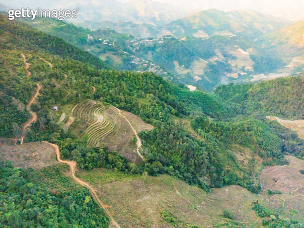 Ha Giang landscape in Northern Vietnam. Popular Ha Giang Loop tour ...