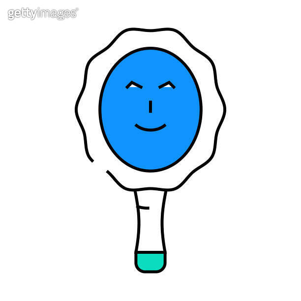 magic mirror fairy tale icon color illustration (2172347180) 일러스트, 무료 ...