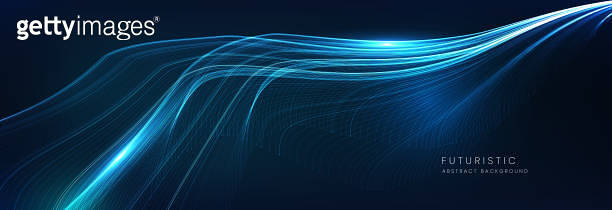 futuristic technology abstract background. Abstract futuristic curve ...