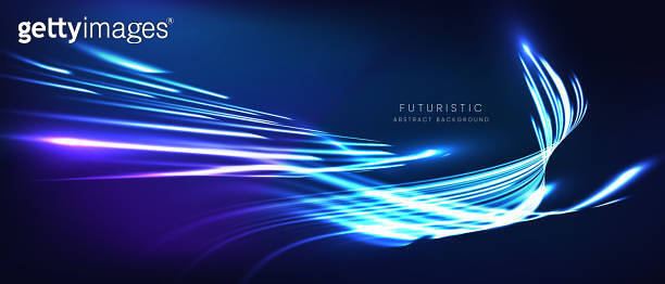 futuristic technology abstract background. Abstract futuristic curve ...