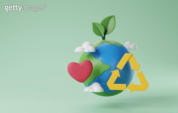 Save Earth 3D Icon for Global Conservation and Environmental Awareness ...