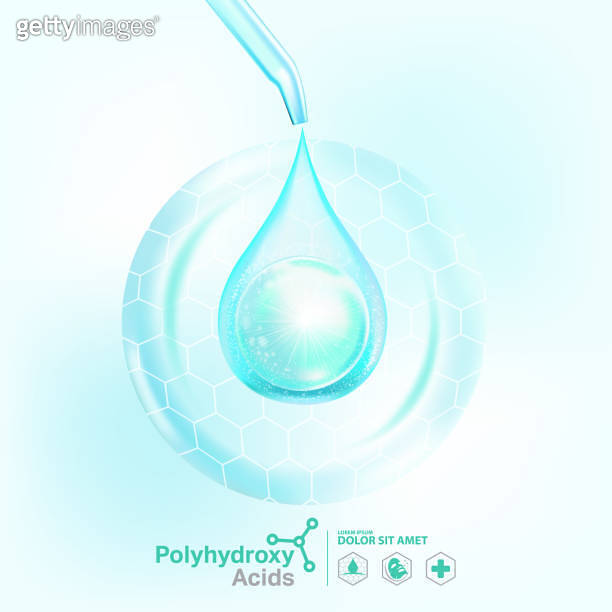 Polyhydroxy acids ,PHA serum 이미지 (1971658375) - 게티이미지뱅크