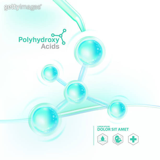 Polyhydroxy acids ,PHA serum 이미지 (1971658882) - 게티이미지뱅크