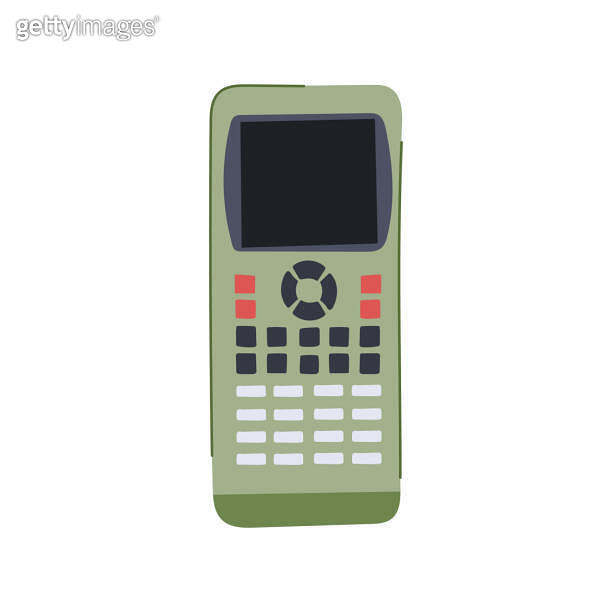 graph graphing calculator cartoon vector illustration (2111776408) - 게티 ...