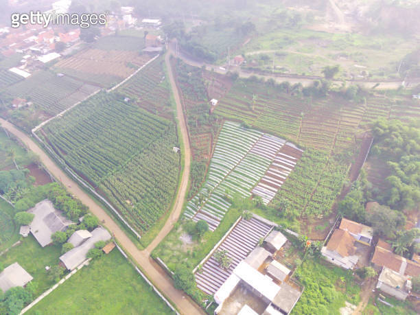 Aerial view of Hills in Cijapati 이미지 (2024539050) - 게티이미지뱅크