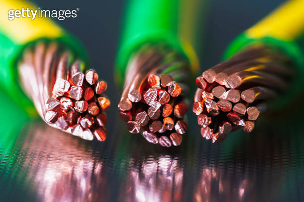 Electrical installation copper cable wire 이미지 (2148788171) - 게티이미지뱅크