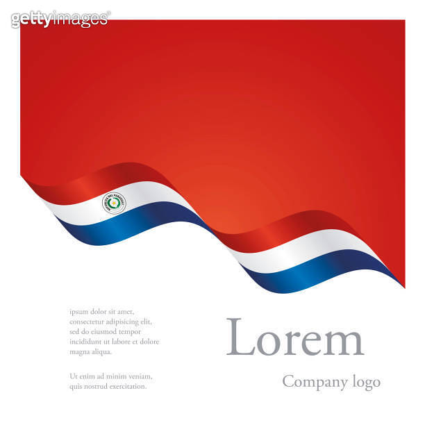 New brochure abstract design modular pattern of wavy flag ribbon of ...