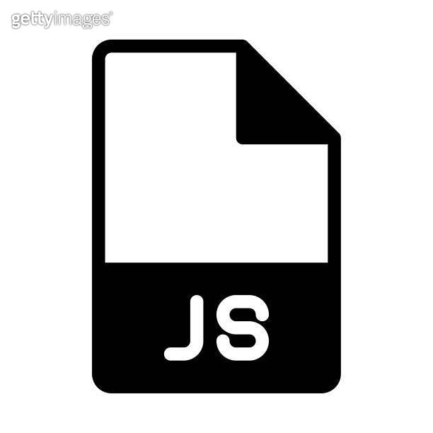 Js file type icon. document files and folder format symbol icons, in ...