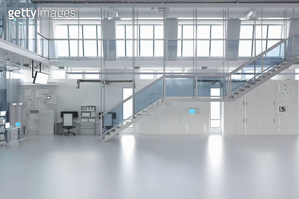 Laboratory interior or manufacturing factory with space 이미지 (1966132143 ...