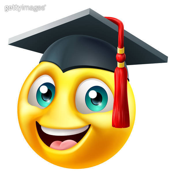 Education School College Graduate Emoji Emoticon 이미지 (1936759414) - 게티이미지뱅크