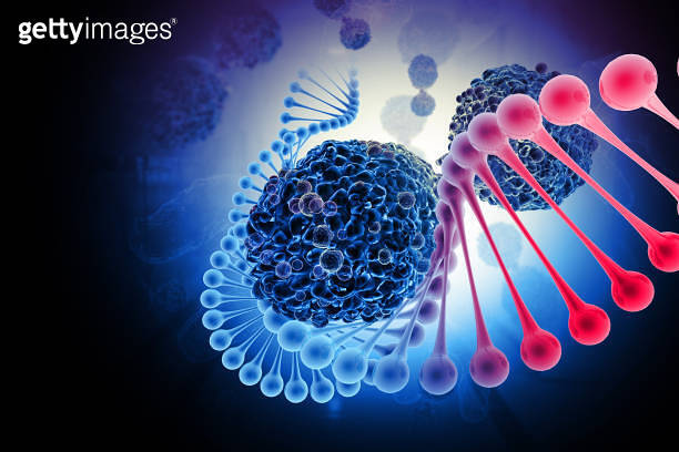 Cancer cells. Cancer outbreak and treatment for malignant cancer cells ...