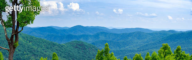 Along Blue Ridge Parkway: Three Ridges Mountain Overlook, Virginia ...