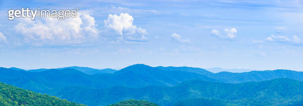 Along Blue Ridge Parkway: Three Ridges Mountain Overlook, Virginia ...