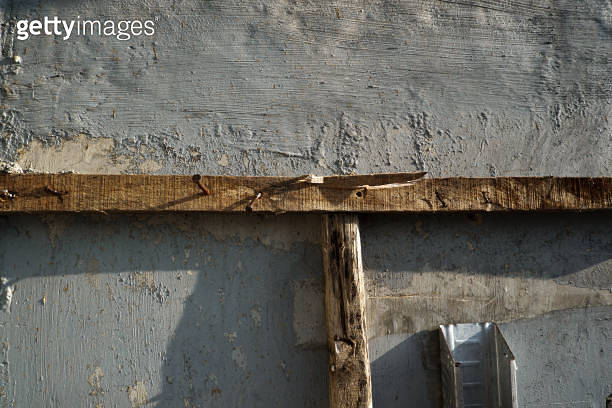 Wall structure in newly built buildings 이미지 (2158836552) - 게티이미지뱅크