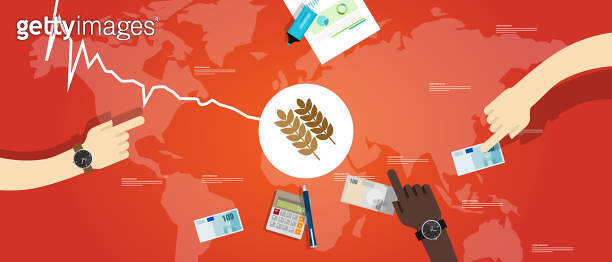 Wheat Seed Crop Grain Price Goes Down Drop Decrease Cheap In Global 3332