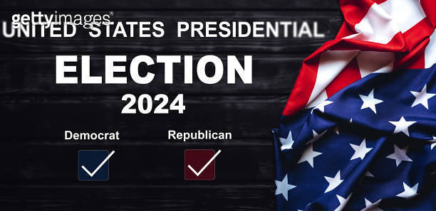 2024 USA Presidential Elections concept. Presidential Elections 2024 in ...