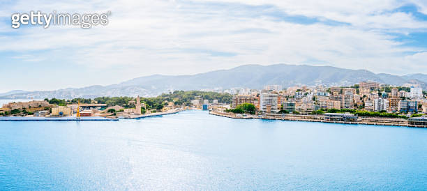 Palma de Mallorca Coastline: A Panoramic View of Urban Skyline and ...