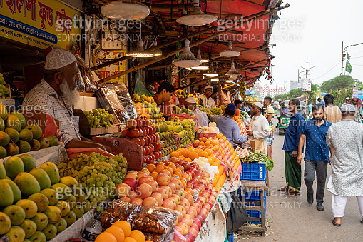 Fruit stall, Sadarghat market, Dhaka, Bangladesh 이미지 (1889627298) - 게티이미지뱅크
