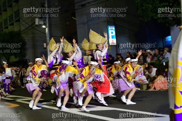 Koenji Awa Dance Festival in Tokyo: Quick Movement of Body in Duple ...