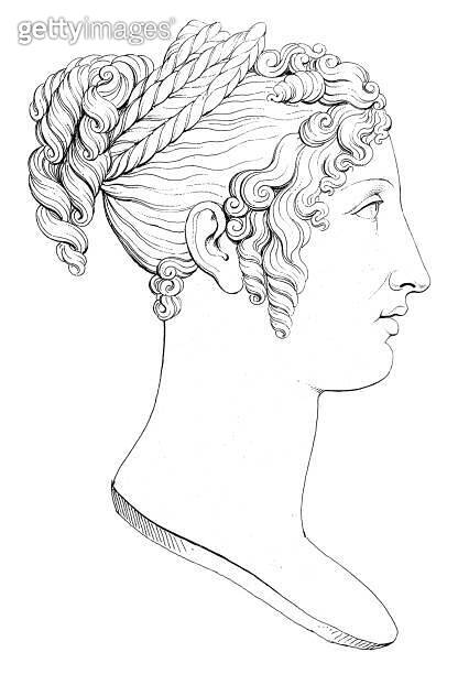 Bust of Caroline Murat Bonaparte, Statue by Antonio Canova - 19th ...