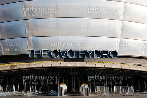 Exterior of The Hydro Arena in Glasgow aka The OVO Hydro entrance ...
