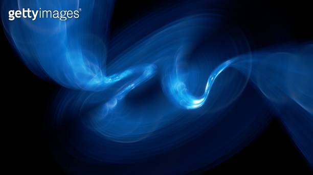 abstract fantastic wallpaper. Glowing plasma vortex, wide screen ...
