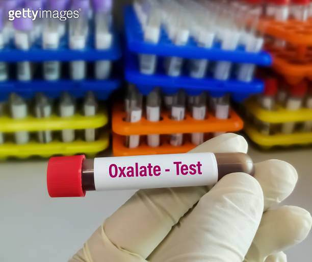 Blood oxalate testing, to diagnose secondary or primary hyperoxaluria ...