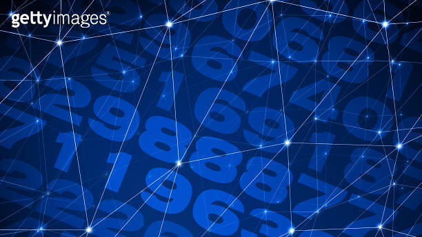 Numerical connections between numbers and connected lines in science algorithm and data ...